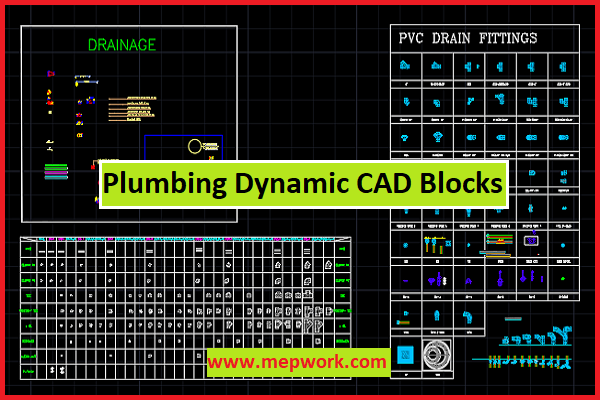 AutoCAD Dynamic Blocks for Plumbing (Pipes & Fittings) AutoCAD Dynamic Blocks for Plumbing (Pipes & Fittings)
